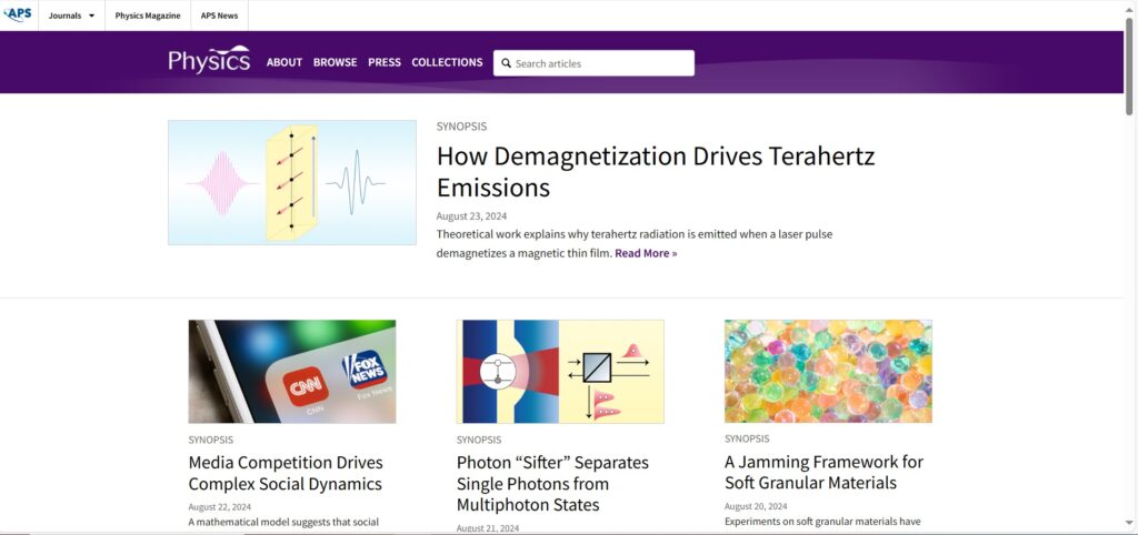APS Physics Magazine – THE PHYSICS DETECTIVE